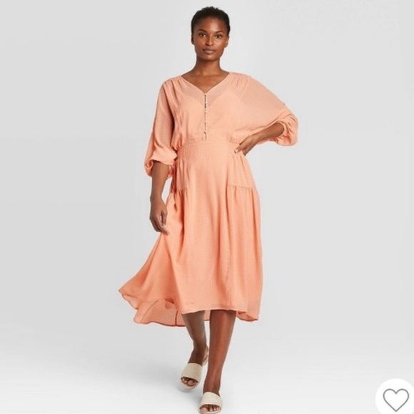 Prologue | Dresses | Proloque Button Down Sheer Maxi Dress | Poshmark